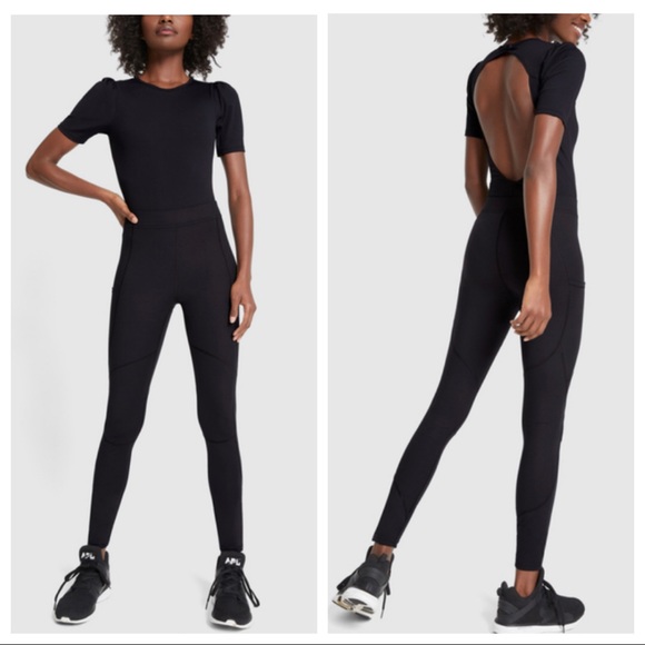 G. Label | Tops | G Label Goop Black Puff Sleeve Bodysuit Sz Small ...